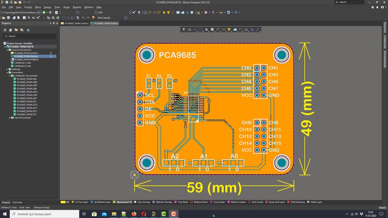 Led Matrix Altium Library - filtervsa