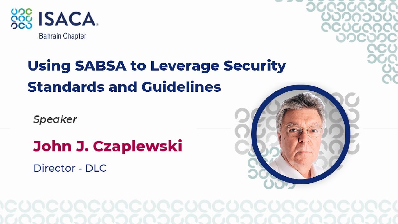 Using SABSA to Leverage Security Standards and Guidelines - YouTube