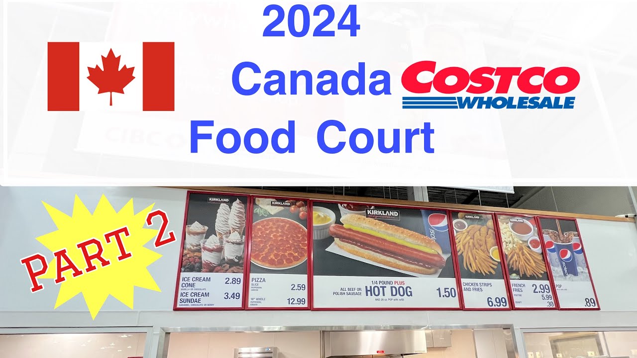 Costco Food Court Menu