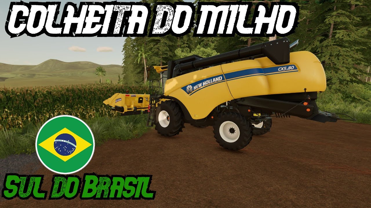 FARMING SIMULATOR 22 - COLHEITA DO MILHO - SUL DO BRASIL - MOD BR ...