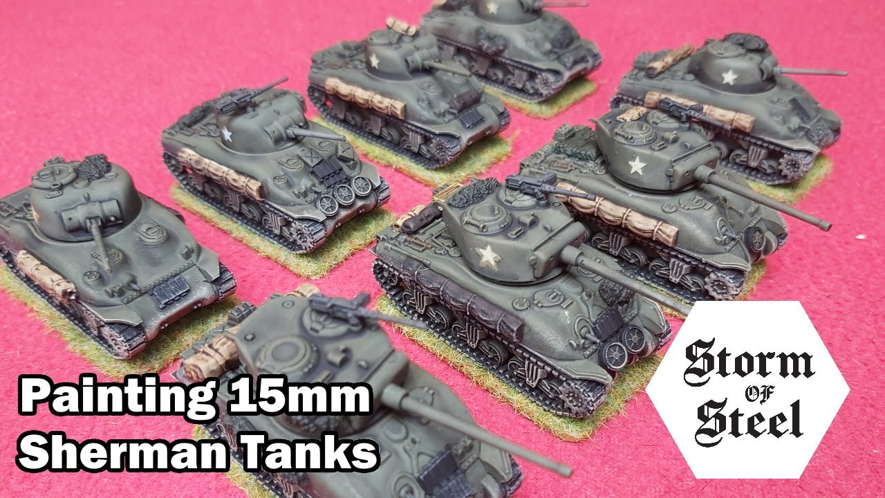 Building 15mm Sherman Tanks | Storm of Steel Wargaming - YouTube