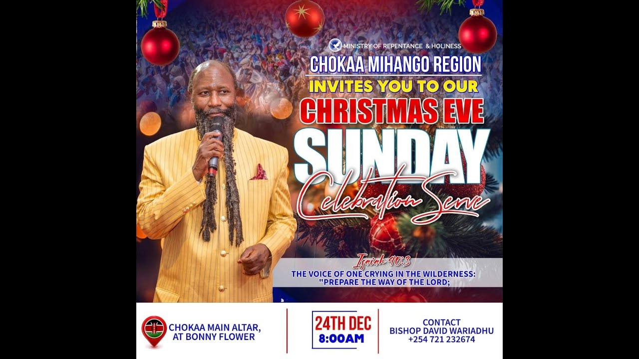 CHOKAA MAIN ALTAR CHRISTMAS EVE SERVICE - YouTube