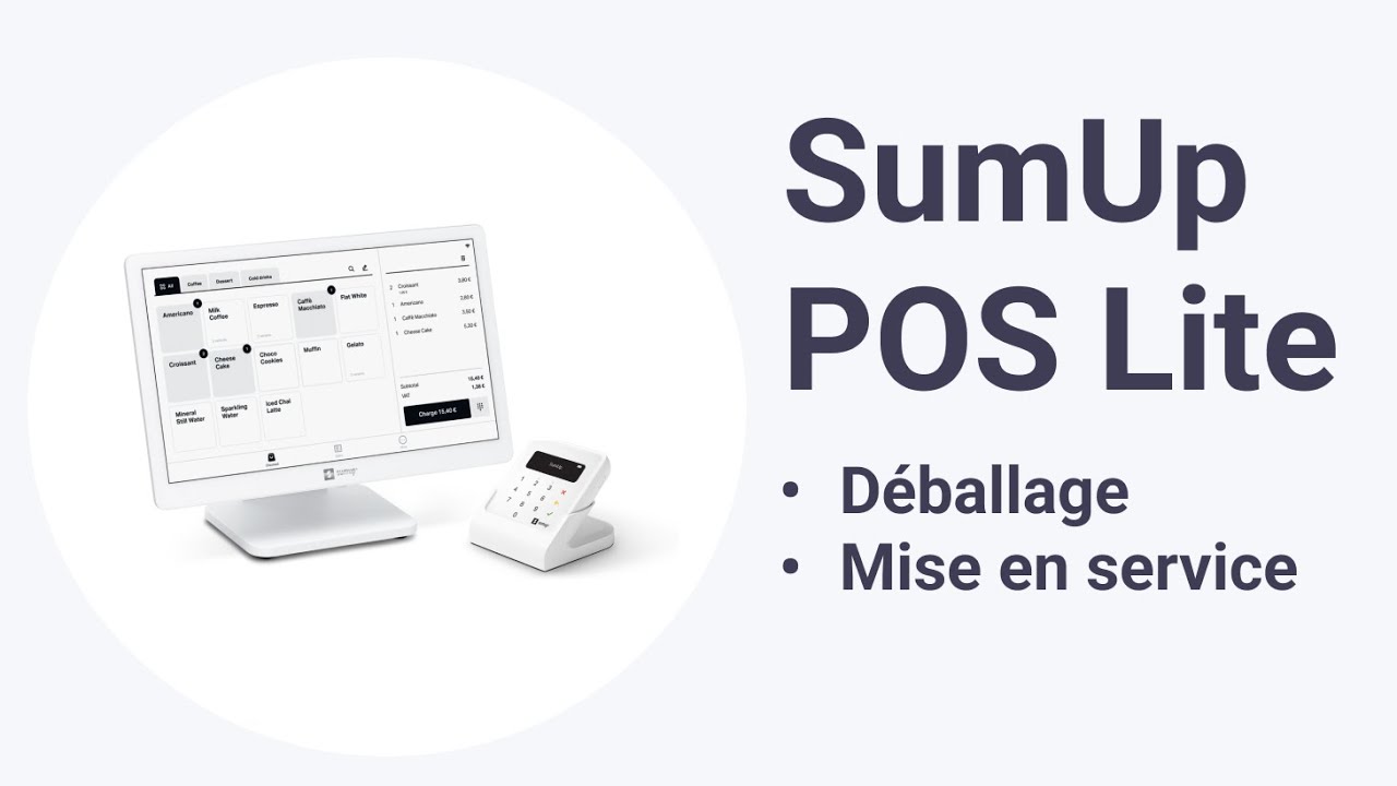 SumUp Caisse POS Lite avec terminal de paiement - Déballage et mise en ...