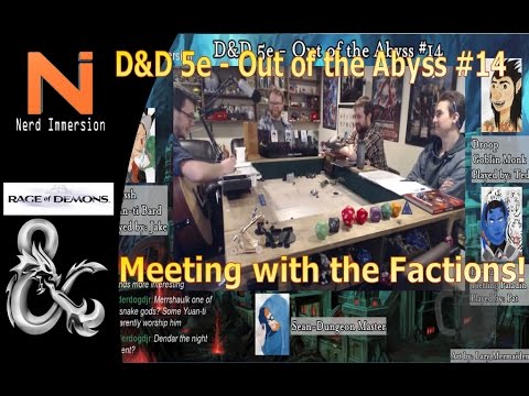 D&D 5e | Out of the Abyss #14! | Nerd Immersion - YouTube