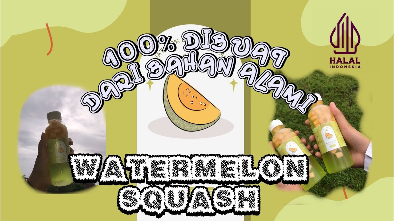 CARA MEMBUAT WATERMELON SQUASH || MUDAH BANGEET! - YouTube