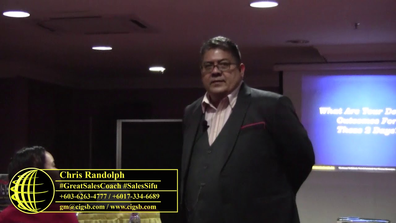 Chris Randolph Malaysia Philippines Sri Lanka - Best Sales Training Program - YouTube