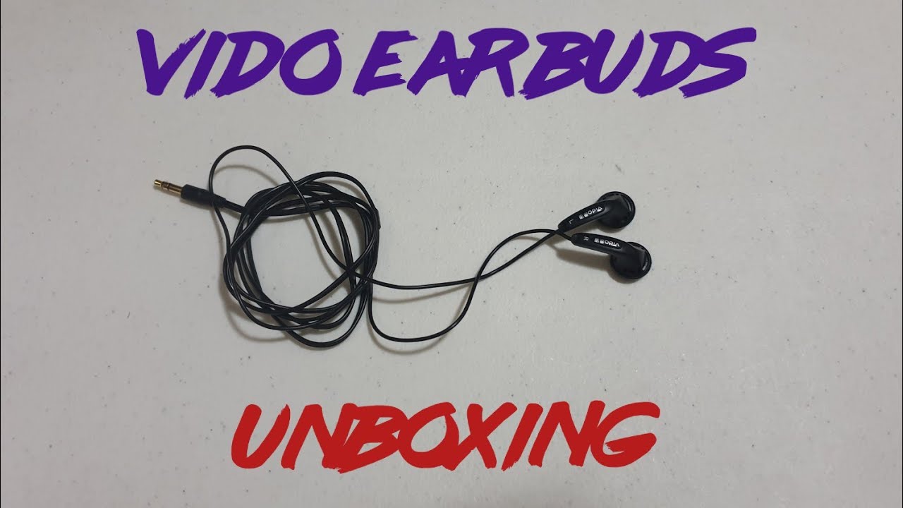 VIDO EARBUDS UNBOXING - YouTube