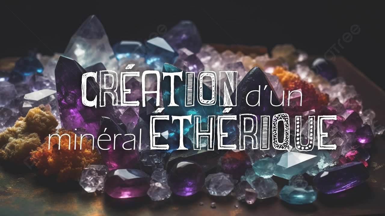 CRÉATION D'UN MINÉRAL ÉTHÉRIQUE - YouTube