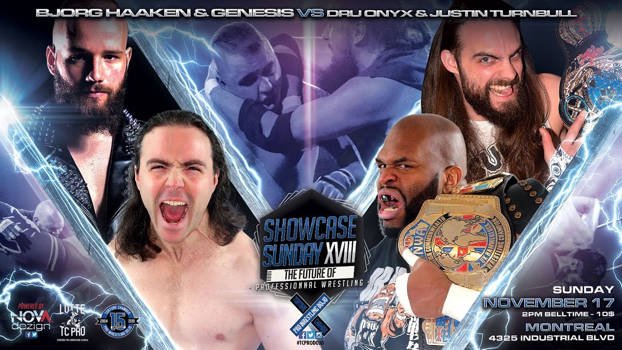 TCPW Showcase Sunday XVIII Match 6 - Bjorg Haaken and Genesis vs Dru ...