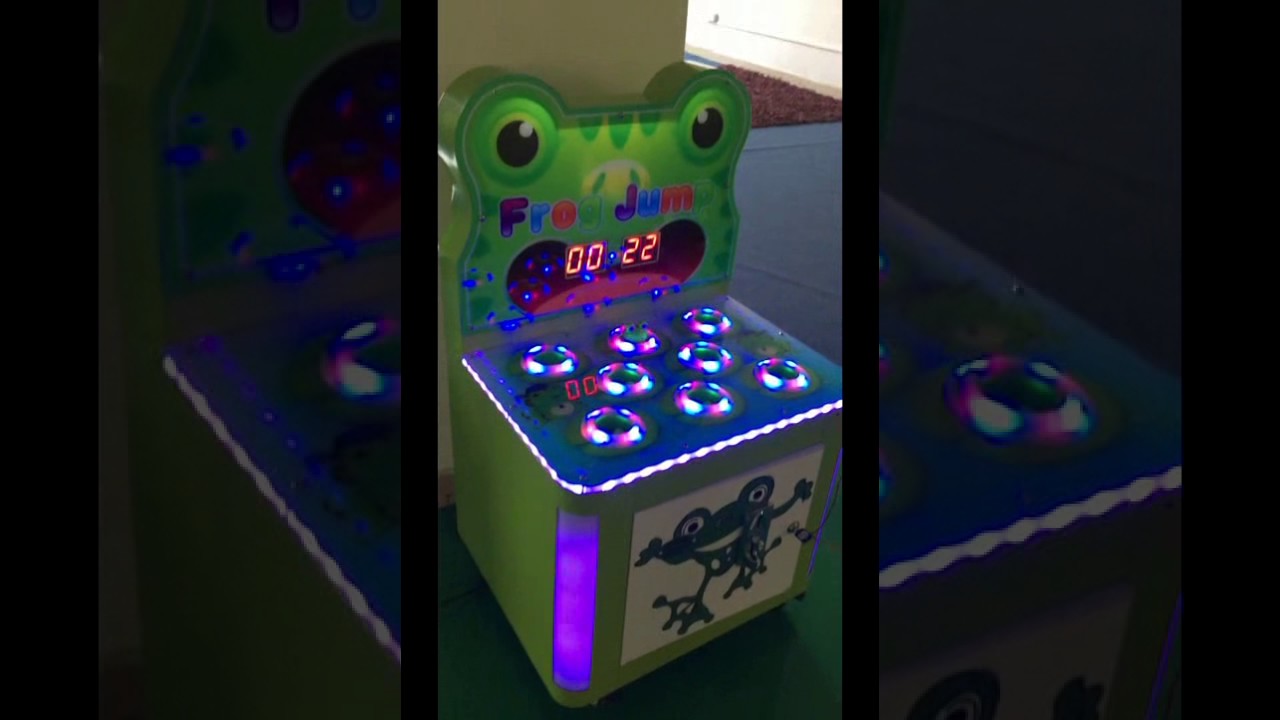 Frog hammer tickets redemption machine - YouTube