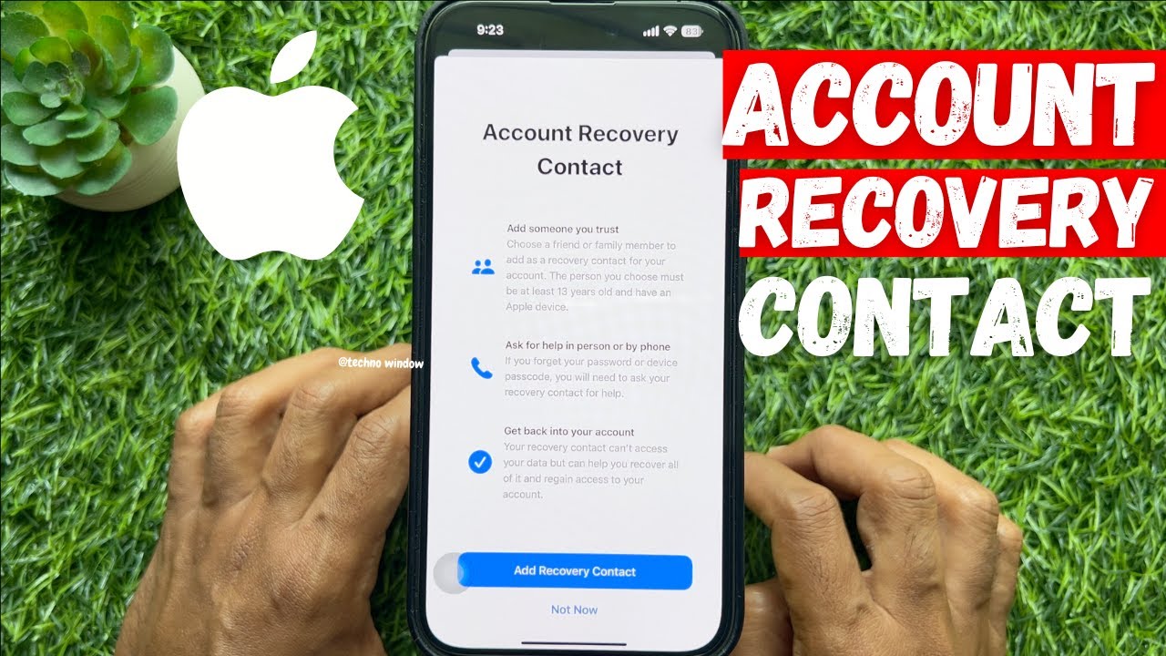 How to Set Up an Account Recovery Contact for Your Apple ID - YouTube
