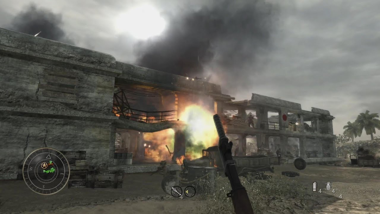 Call of Duty World at War Campaign - Hard Landing - YouTube