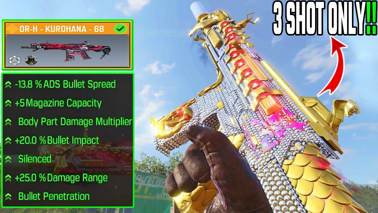 New "3 SHOT'' DRH Gunsmith!! This DRH Loadout Taking over Cod Mobile ...