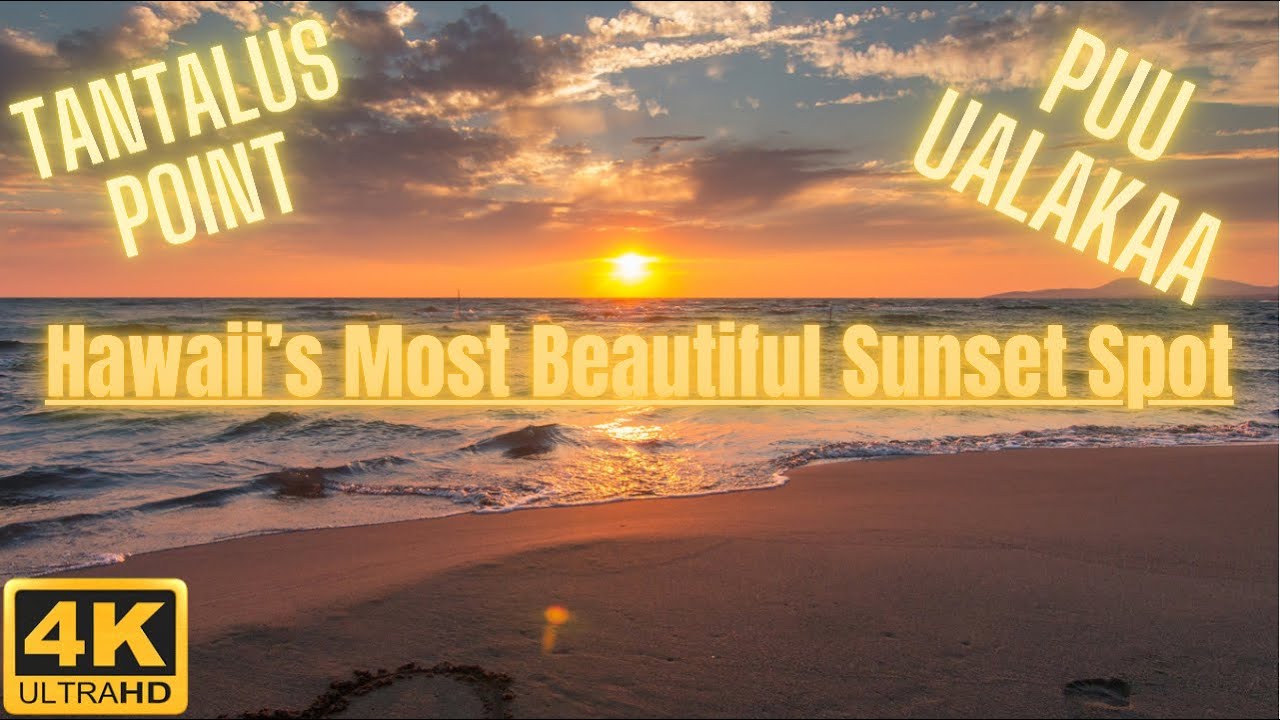 Hawaii’s Best Sunsets and How to find them Tantalus Lookout Puu Ualakaa ...