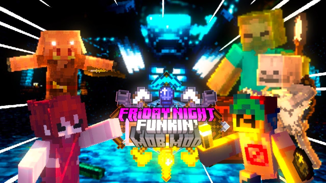 THIS MOD IS GORGEOUS.| FNF: Mob Mod| Friday Night Funkin' Vs. Minecraft ...
