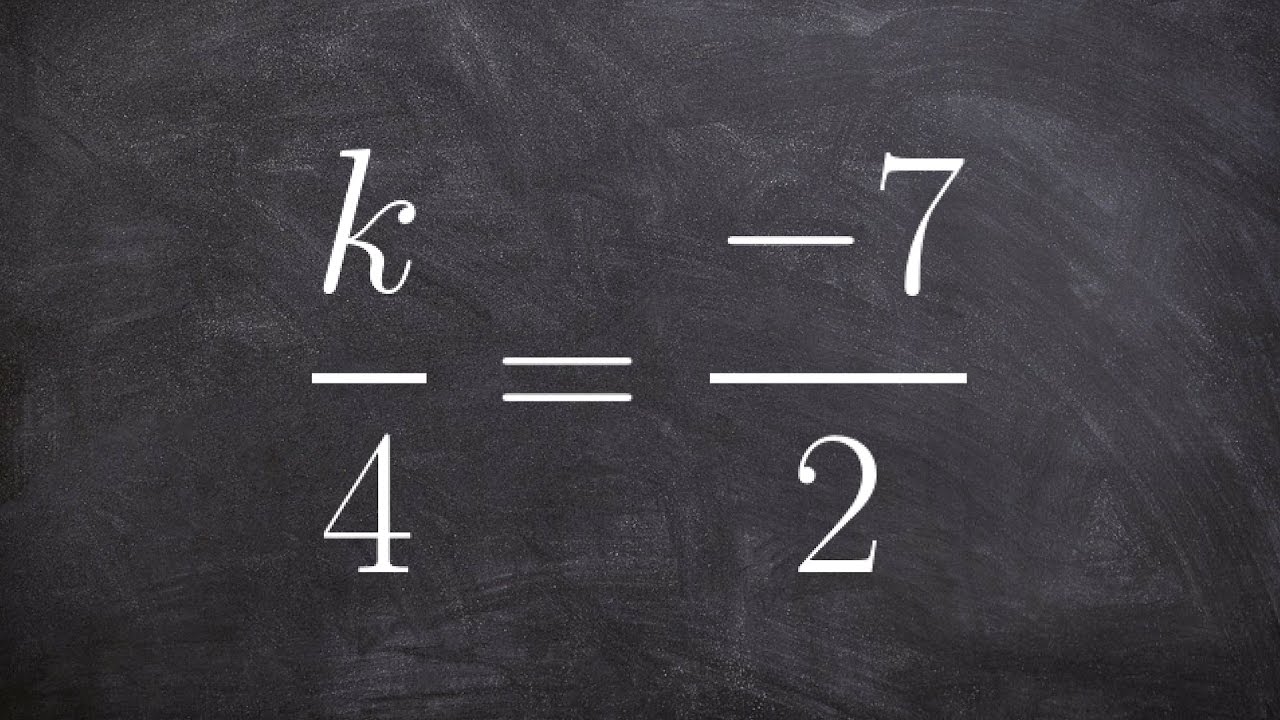 Solving a one step equation using multiplication - YouTube