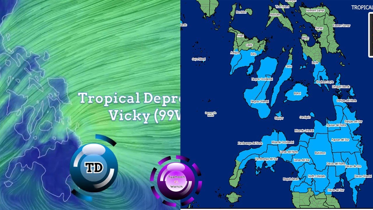 Weather Update | December 18 2020 | Bagyong Vicky (Tropical Depression ...