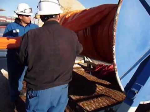 ABASCO NEO 4 Self-Inflating Oil Containment Boom - Retrieval - YouTube