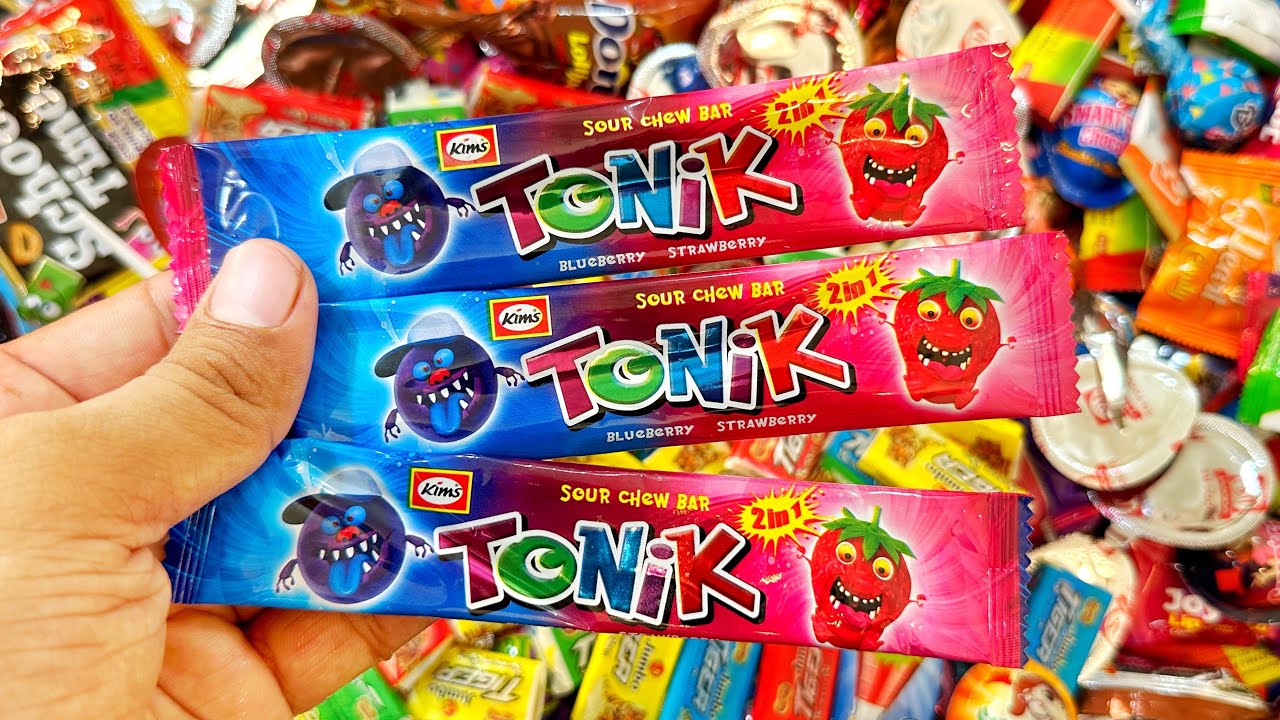 Cute Rainbow Tonic Candies,Chocolates and Lollipops Unpacking | ASMR ...
