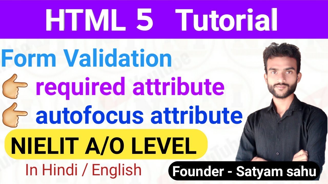 Validate html Validate html