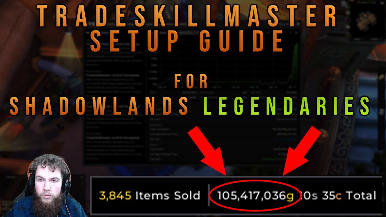 How to sell shadowlands legendaries with Tradeskillmaster - YouTube