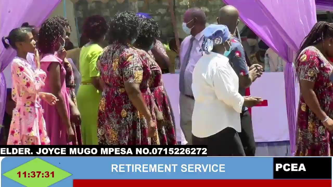 RETIREMENT SERVICE ELDER MRS. JOYCE MUGO - YouTube