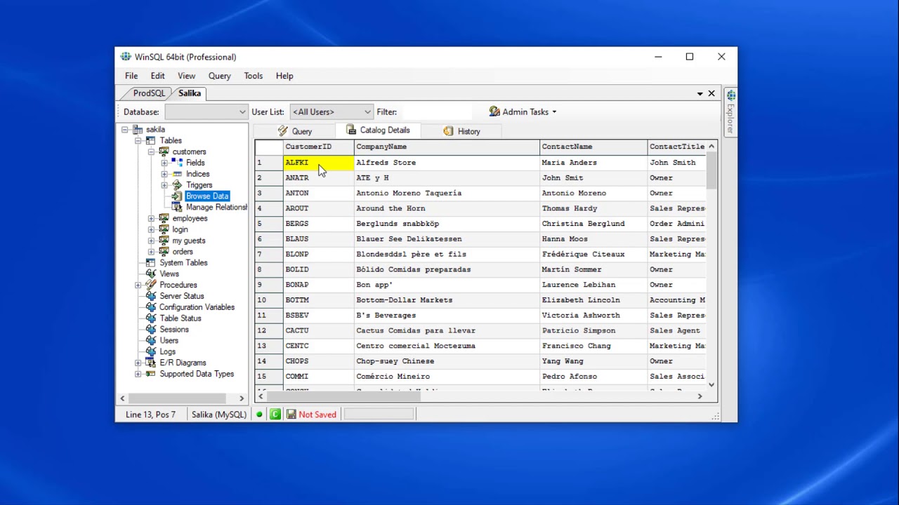 Hidden Features in WinSQL Part 2 - YouTube