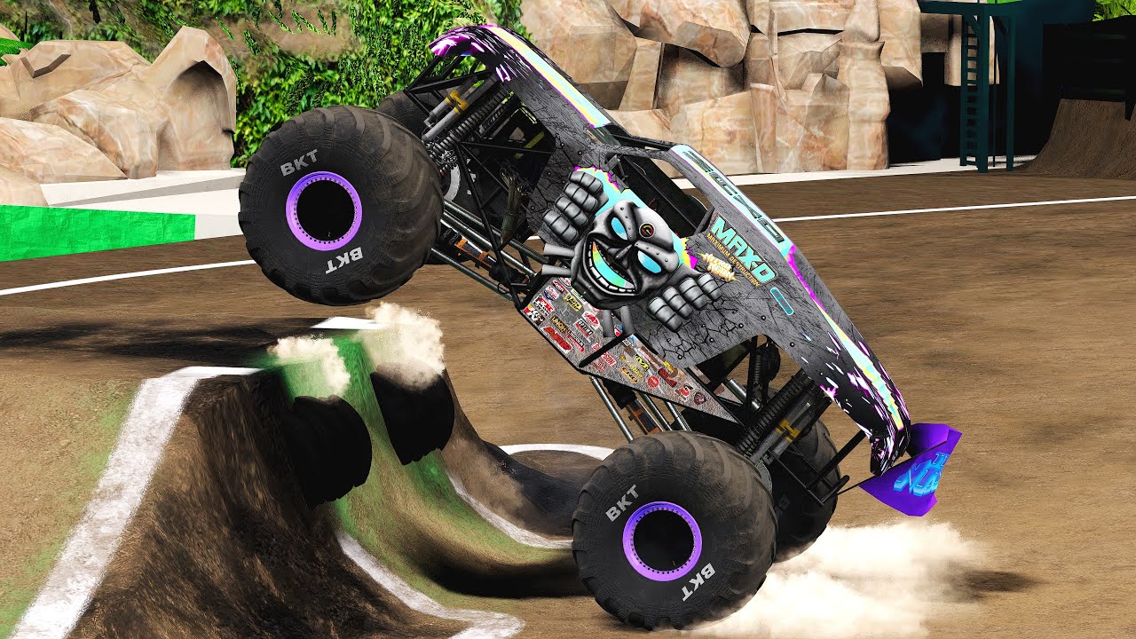 Crazy Backflips #19 I BeamNG.Drive Monster Jam - YouTube