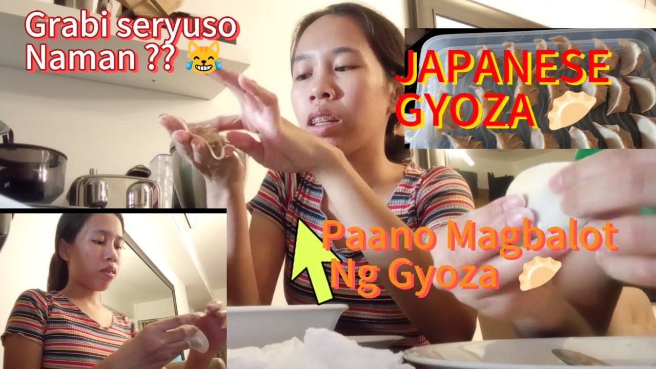 Paano Magbalot Ng Japanese Gyoza. - YouTube