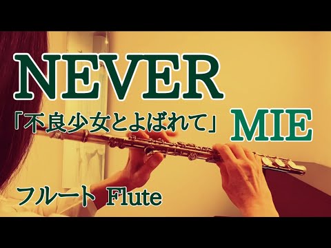 NEVER / MIE ドラマ『不良少女とよばれて』主題歌【フルートで演奏してみた】"ネヴァー" 未唯mie 1984年(昭和59年) - YouTube