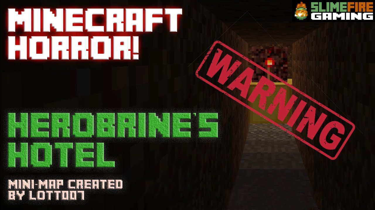 Minecraft Horror Maps: Herobrine's Hotel! - YouTube
