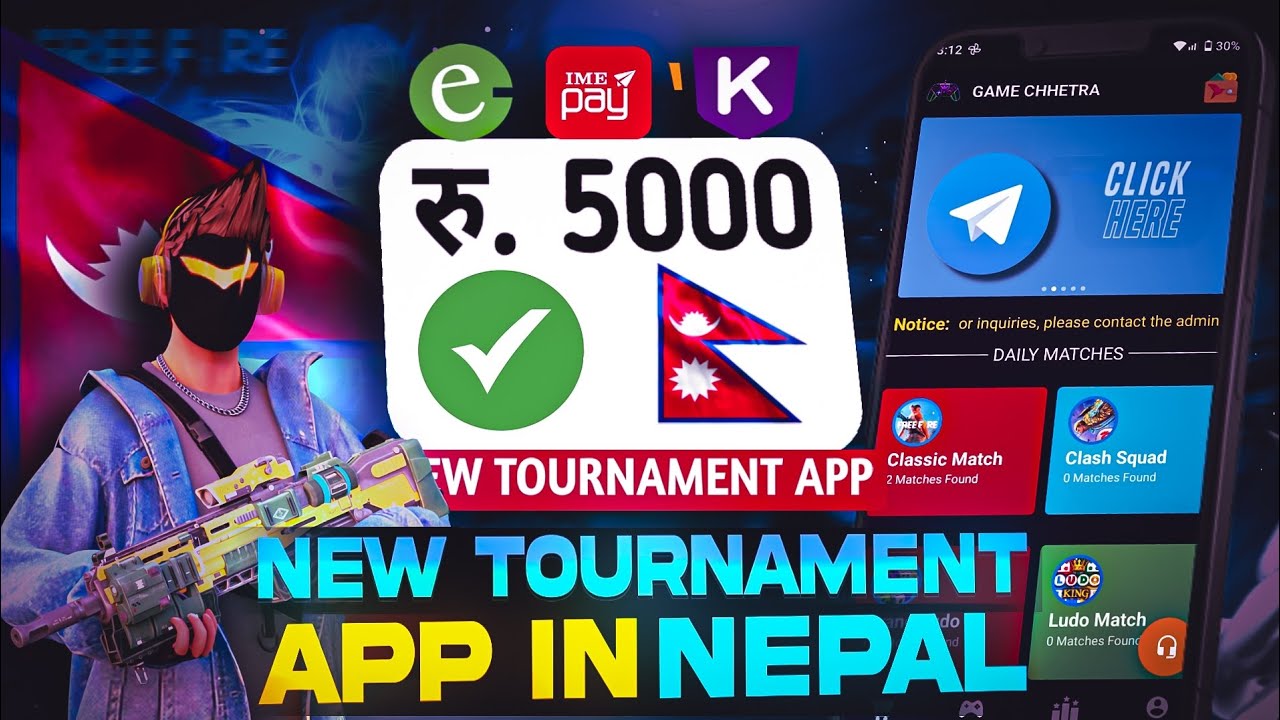 NEW NEPALI FREEFIRE TOURNAMENT APP || GAME CHHETRA || - YouTube