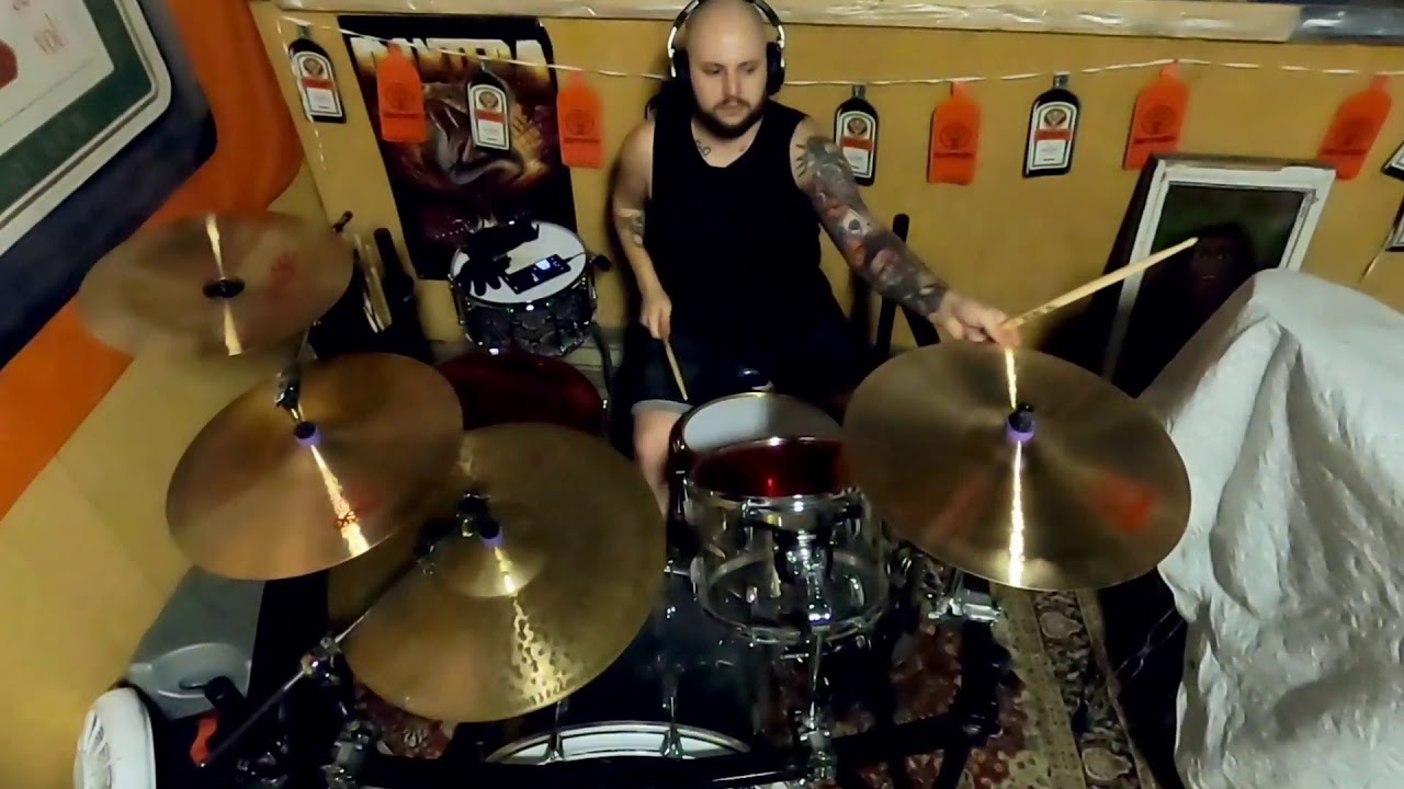 Pantera - Hellbound (drum cover with VK snare) #Pantera #Hellbound # ...