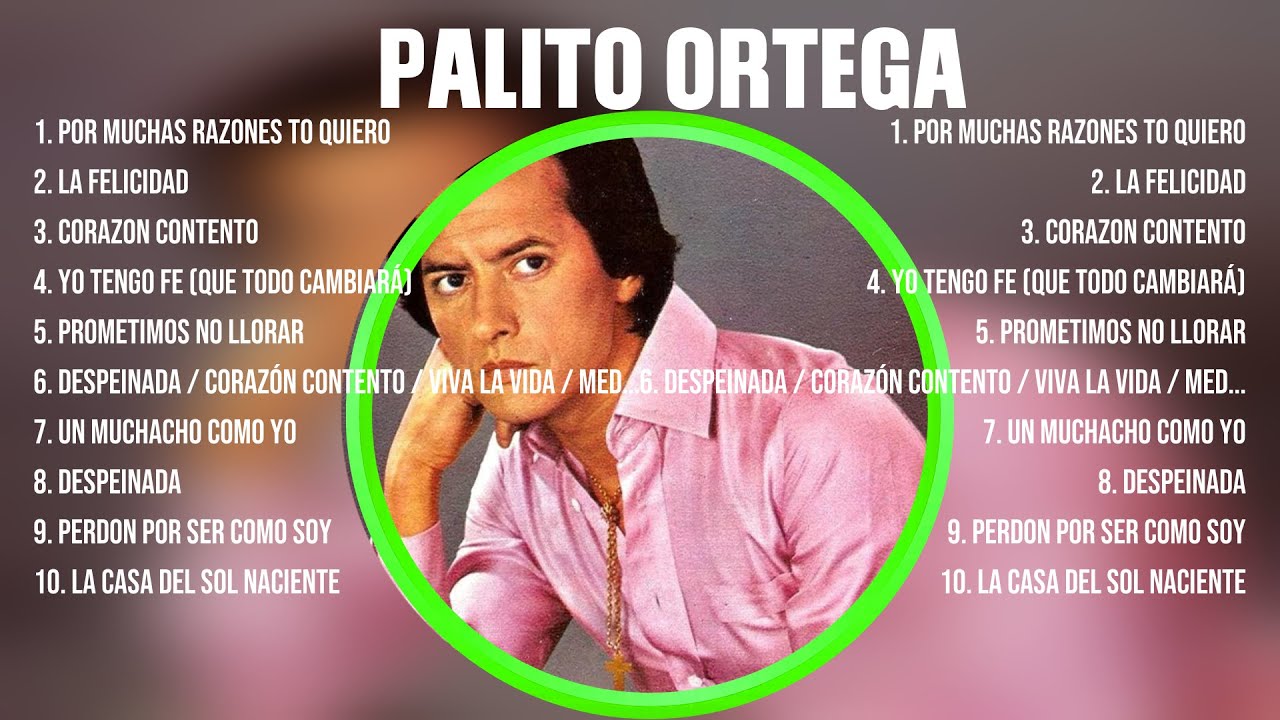 Palito Ortega ~ Greatest Hits Oldies Classic ~ Best Oldies Songs Of All ...