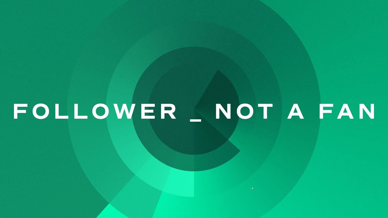 Follower _ Not a Fan⎜Pastoral assistant Dave Triebe⎜Pfimi Berne - YouTube