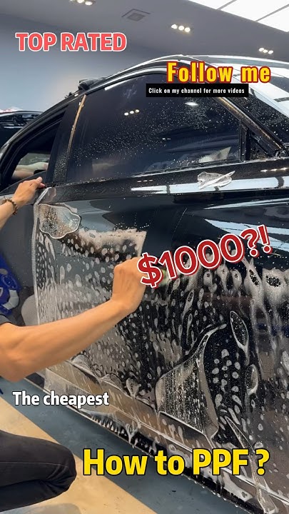 Dán PPF có thật sự cần thiết | How to Wrap PPF #ppfwrap #paintprotectionfilm #ppf #carwrap # ...