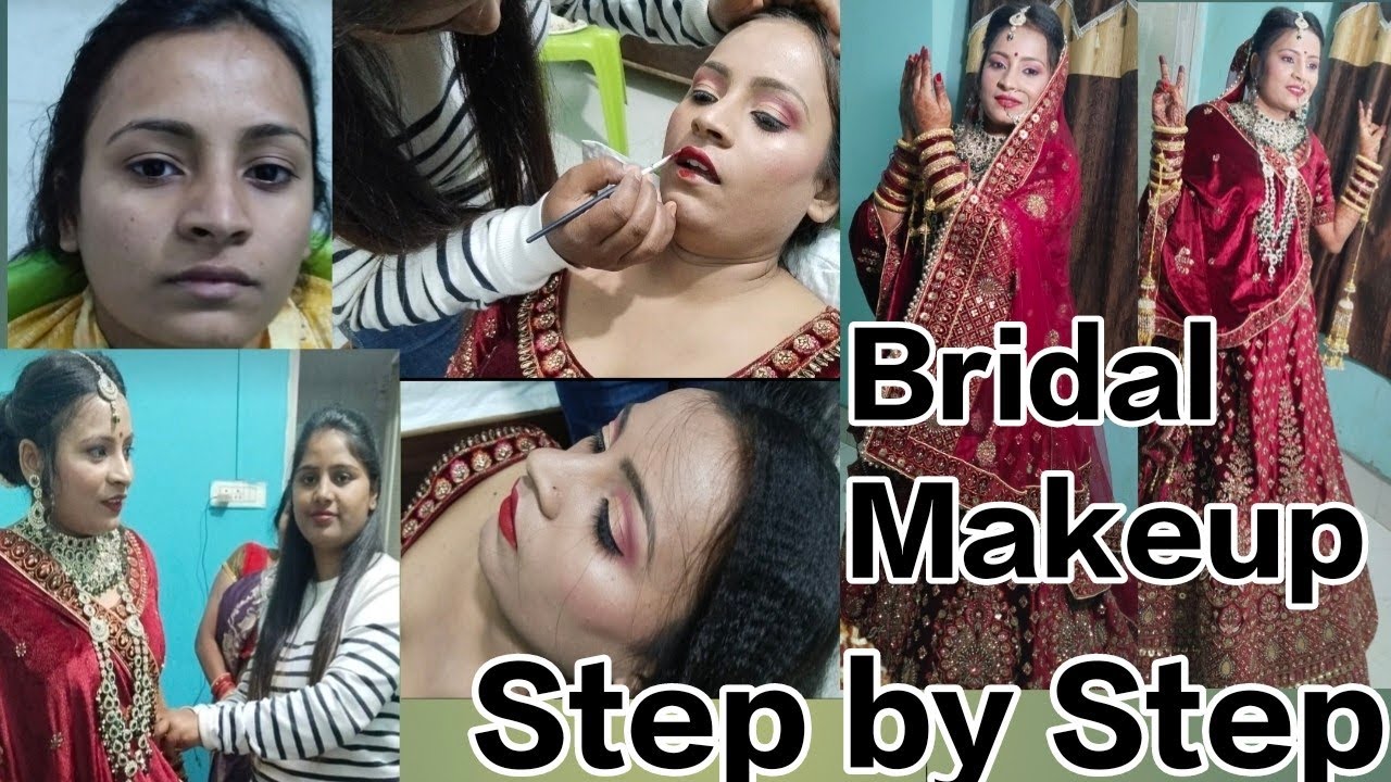 Bridal makeup step by step | makeup tutorial for beginners @Laxmi ...