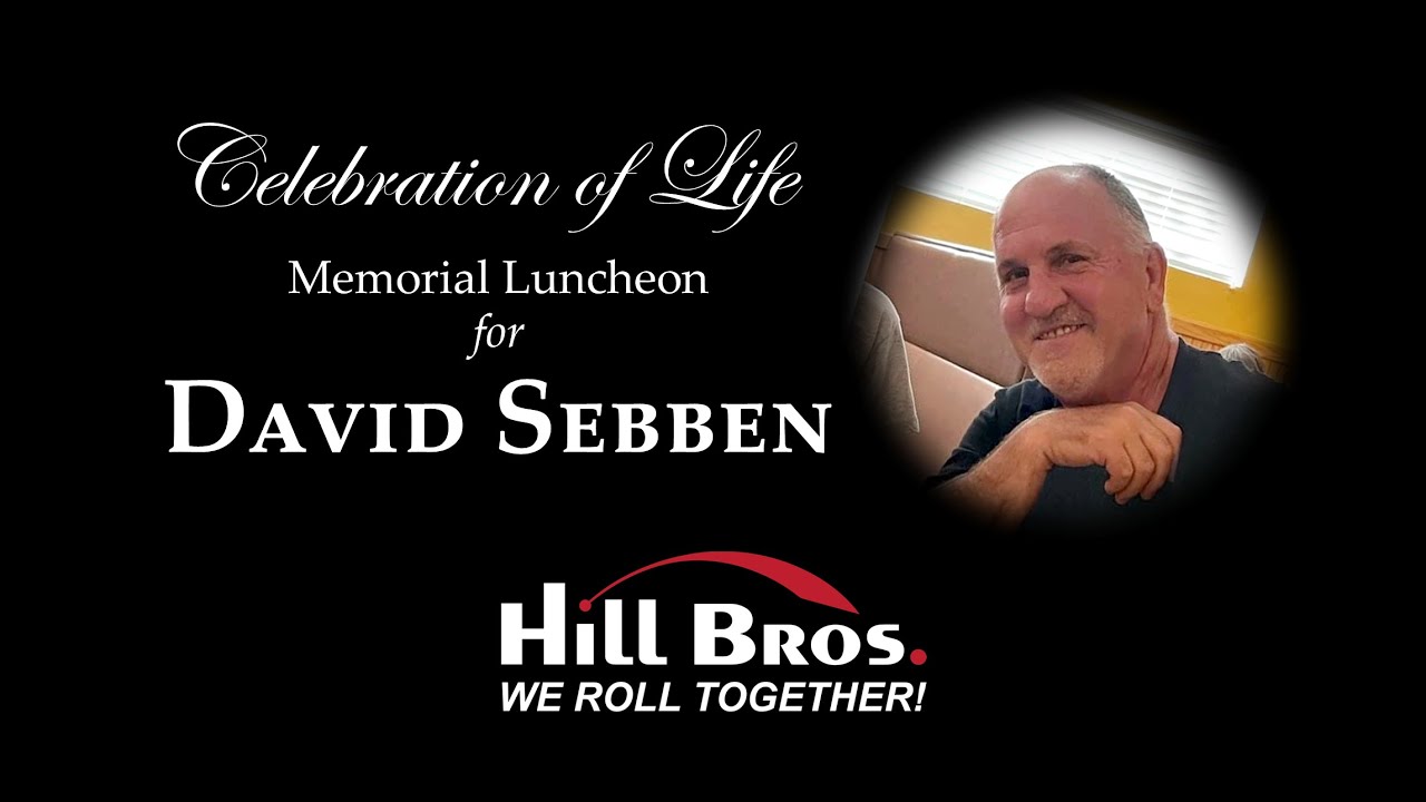 David Sebben's Memorial Luncheon - YouTube