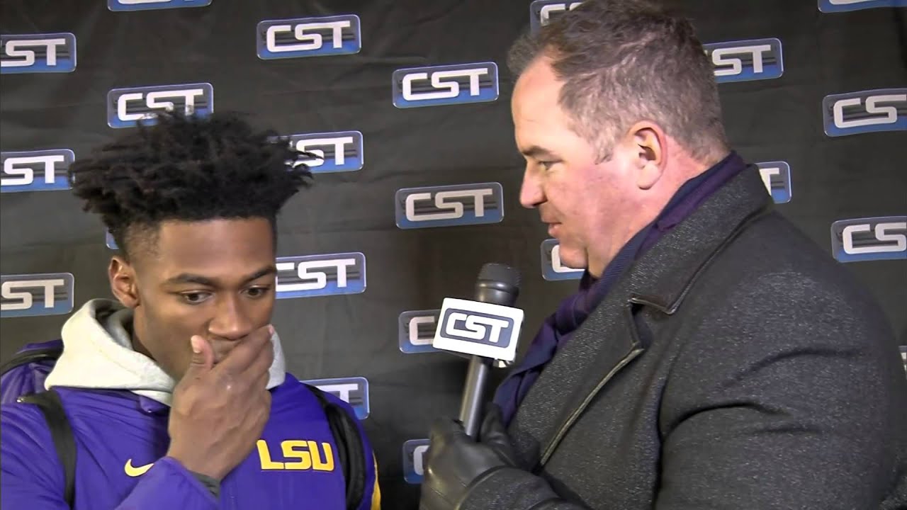 LSU-Ole Miss Postgame - Ronnie Rantz Interviews Jalen Mills - YouTube