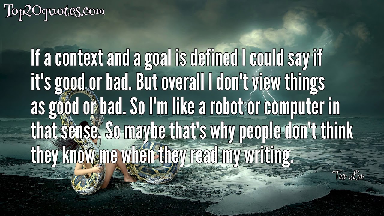 🌦 Top 20 Quotes of Tao Lin - Novelist - YouTube