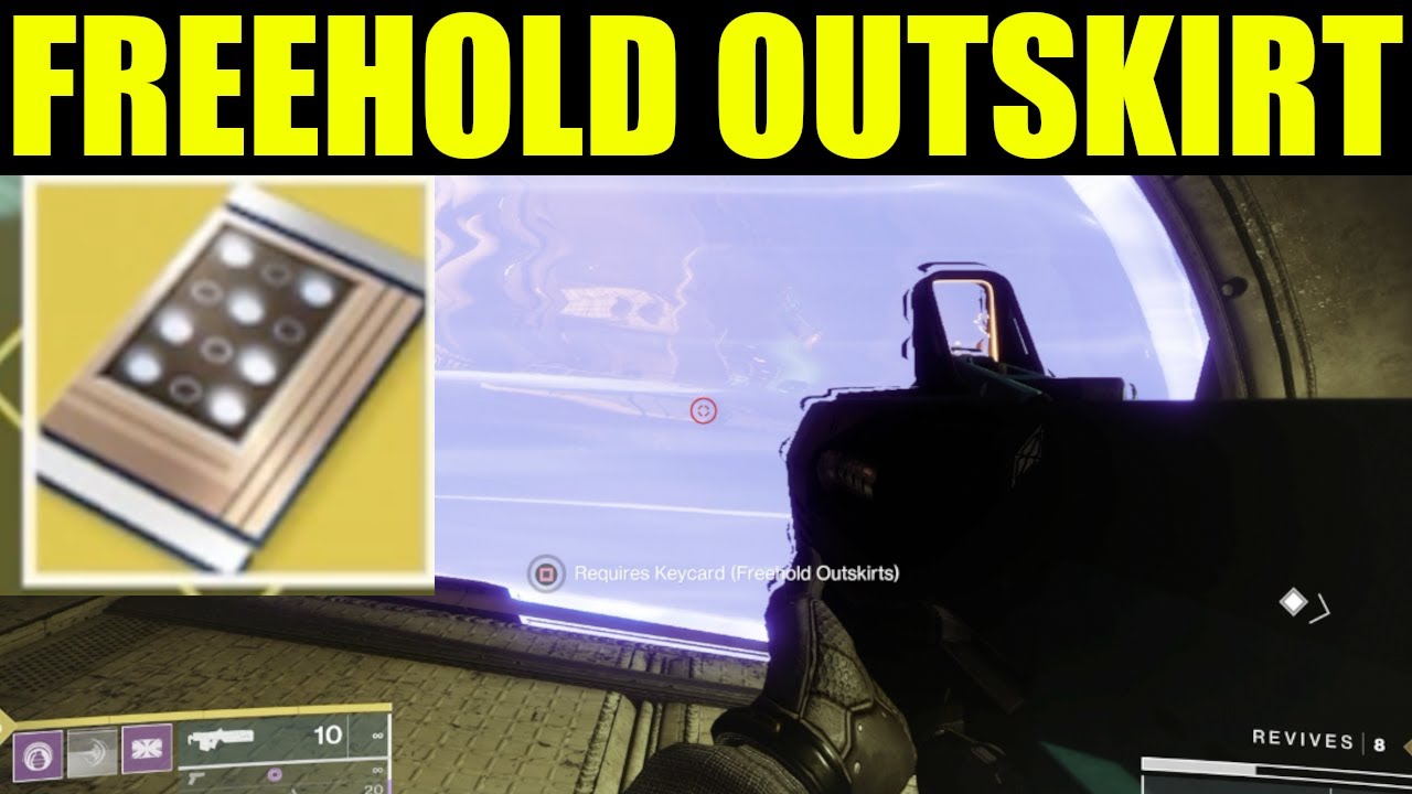 Destiny 2 - how to use freehold outskirts keycard (Exotic chest ...