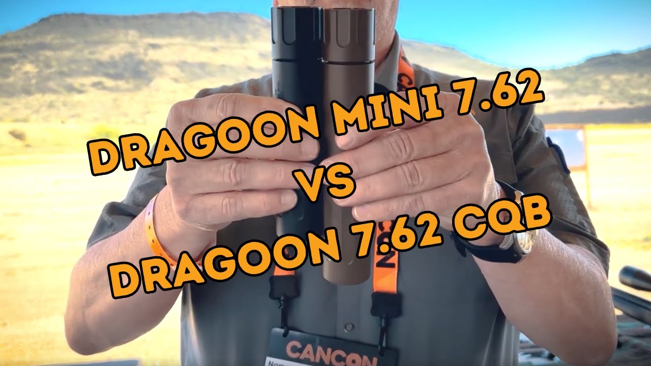 TiON Suppressors - Dragoon 7.62 CQB vs Dragoon Mini 7.62 - YouTube