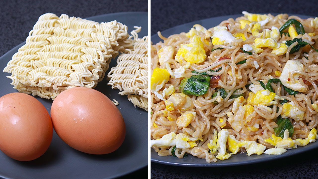 Egg Maggi Recipe | Maggi Recipe With Egg | Egg Noodles Recipe | Noodles ...