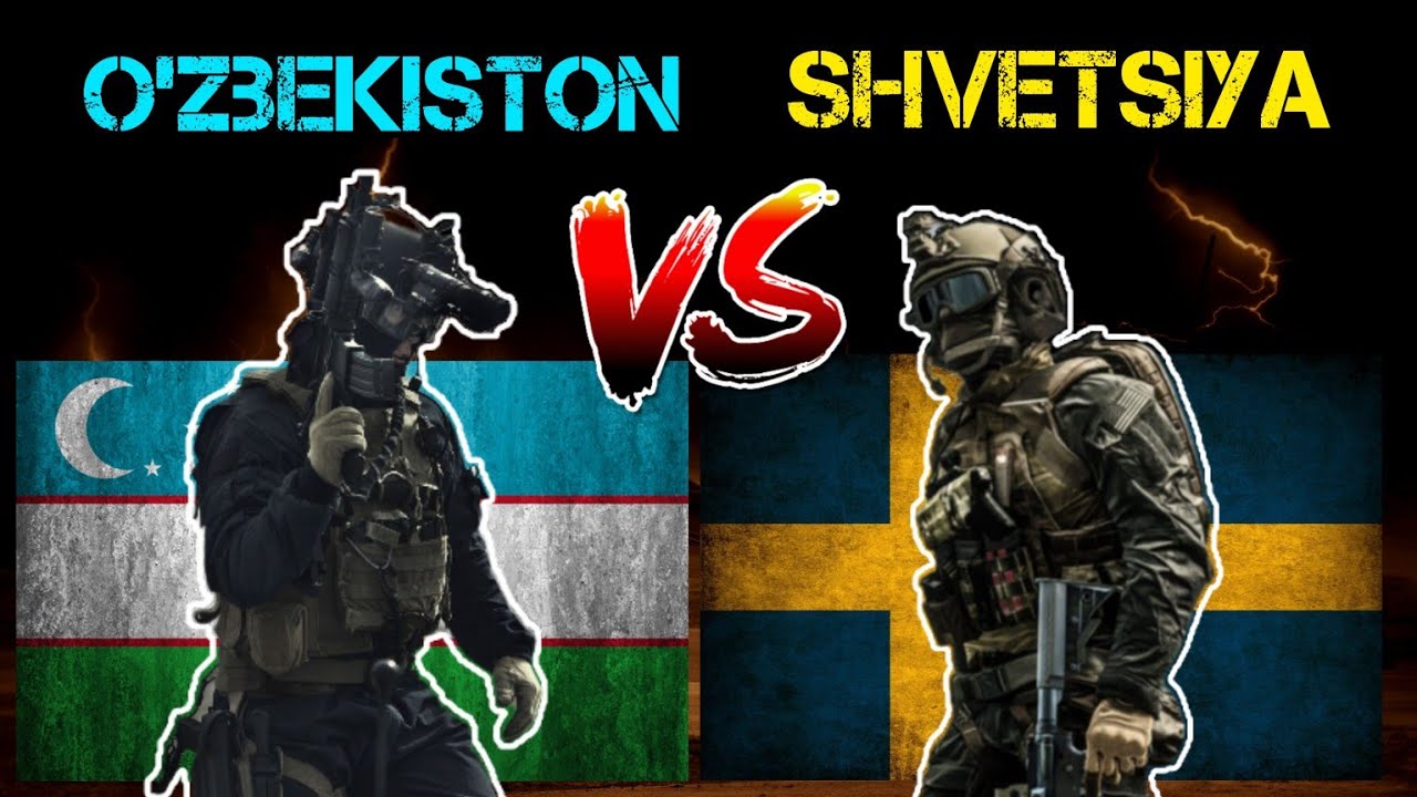 O'zbekiston va Shvetsiya harbiy solishtiruv - YouTube