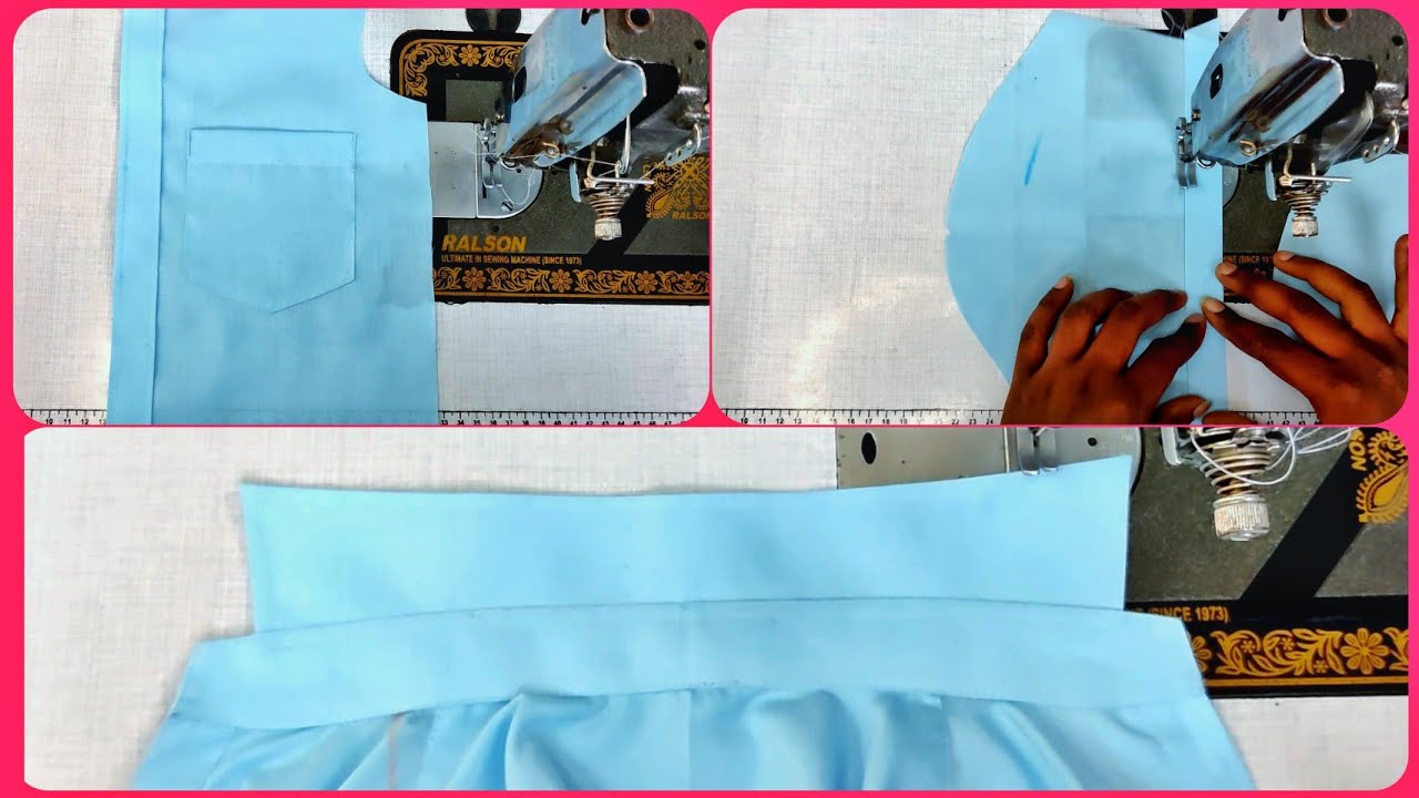1st class boy school uniform shirt professional stitching easy method ...