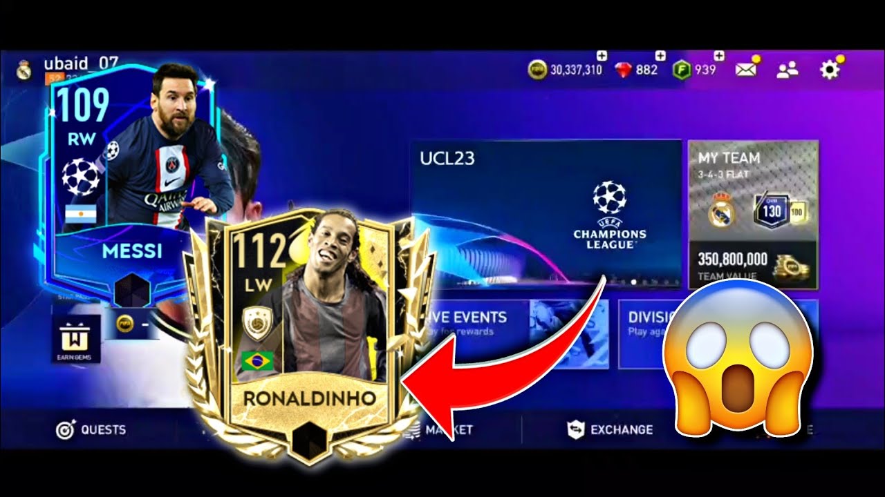 MESSI 109!!! SE VIENE LA CHAMPIONS LEAGUE AL FIFA MOBILE - YouTube