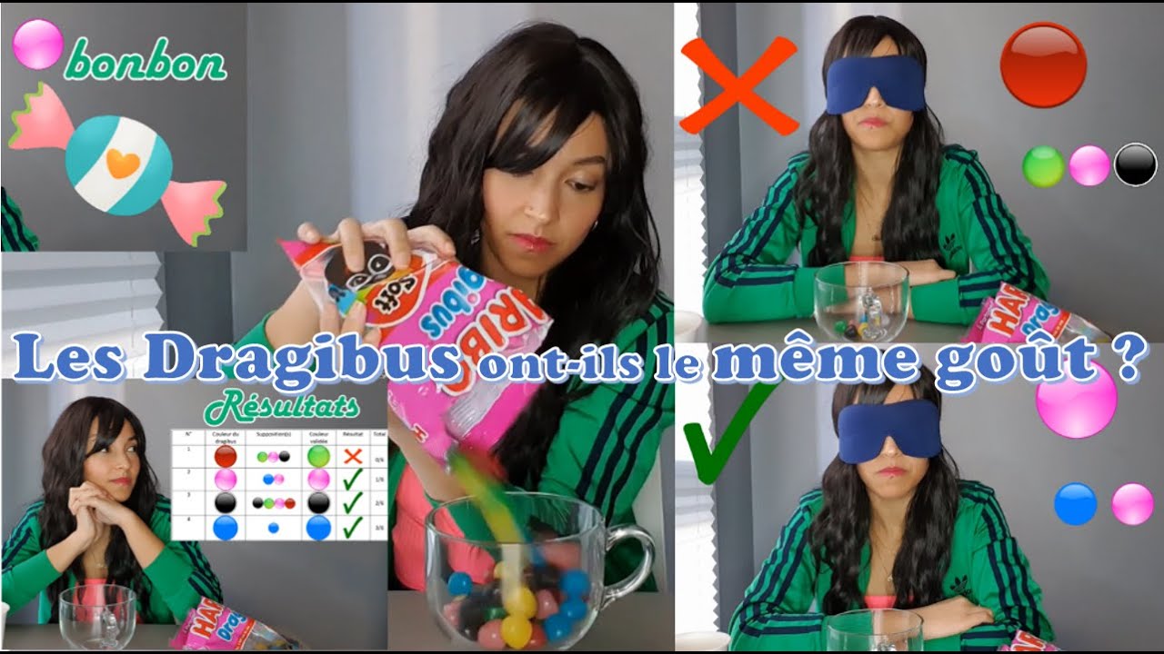 Les dragibus ont-ils le même goût ? - YouTube