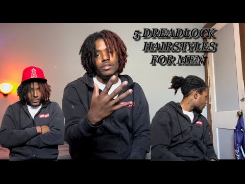 Deadlock Hairstyles For Men | How To Style Dreads #dreads #dreadlocks # ...