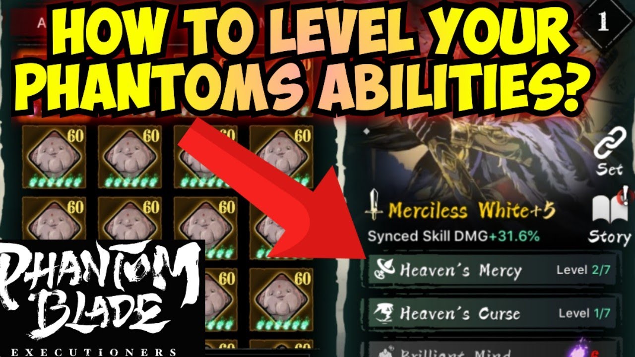 BASIC LEVELLING ON THE "ABILITIES" OF YOUR PHANTOMS! - PHANTOM BLADE ...